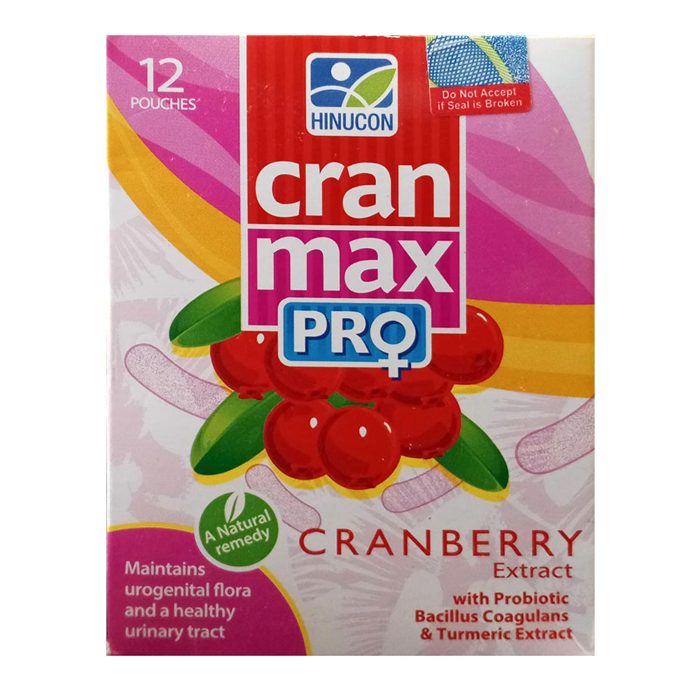 Cran Max Pro 12 Pouches – One Health