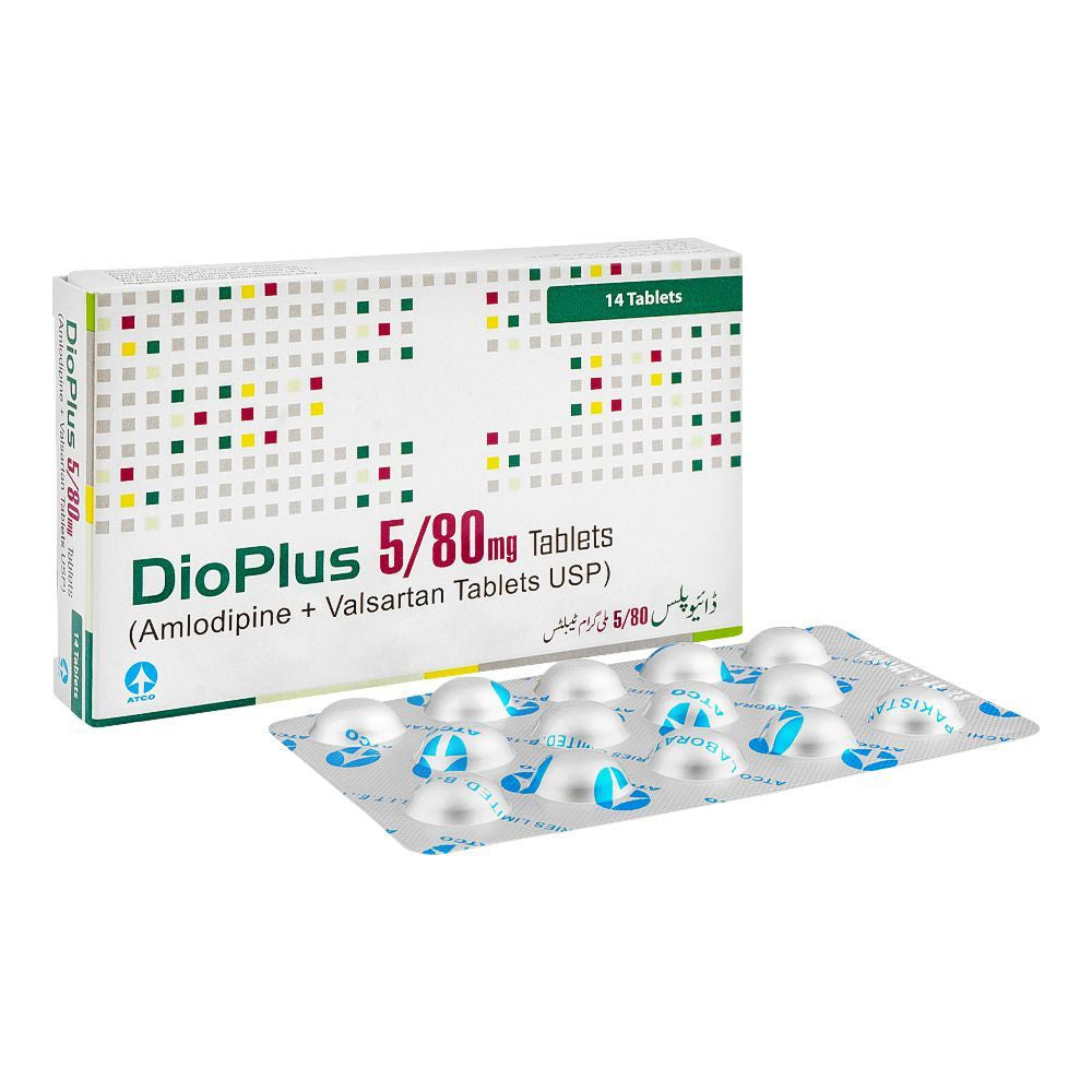 Dioplus 5/80mg 14 Tablets – One Health