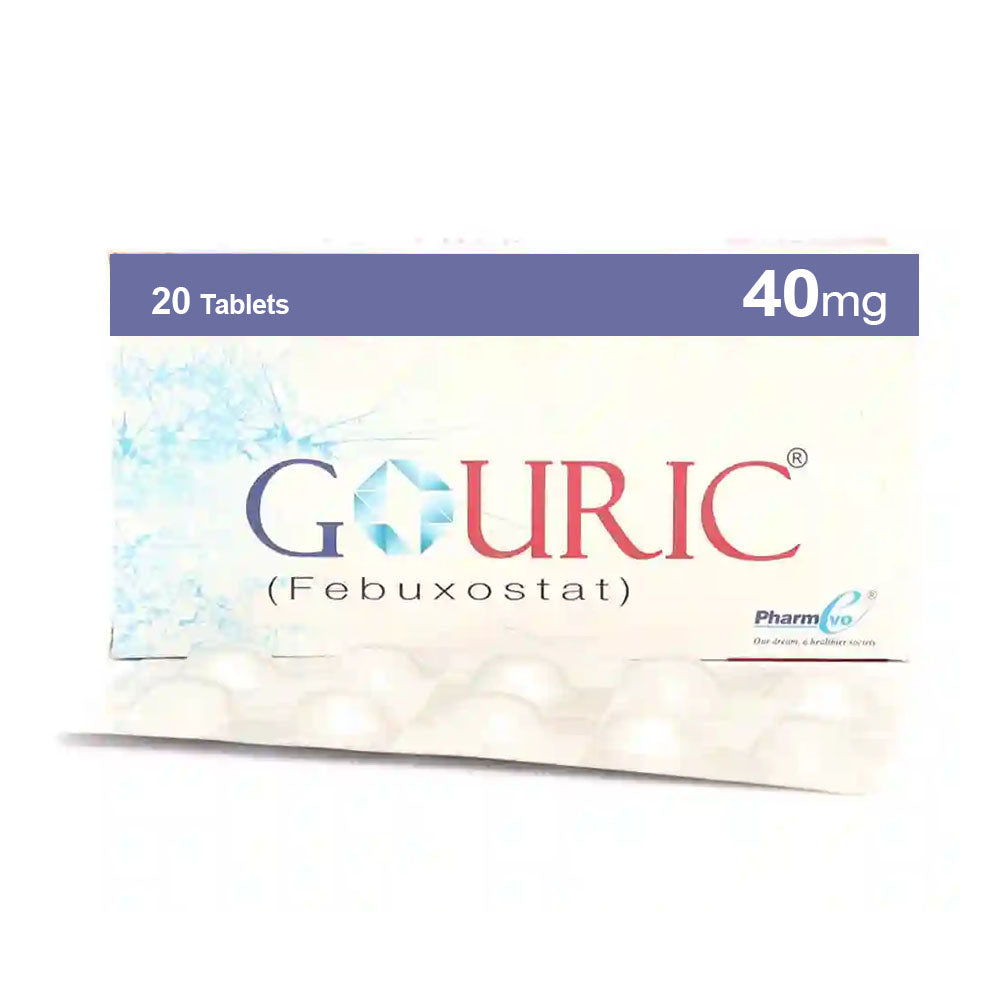 Gouric 40mg 20 Tablets – One Health