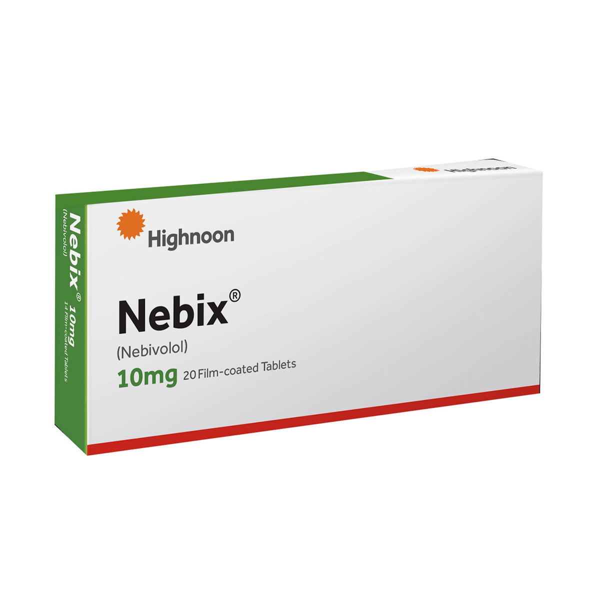 Nebix 10mg 20 Tablets – One Health