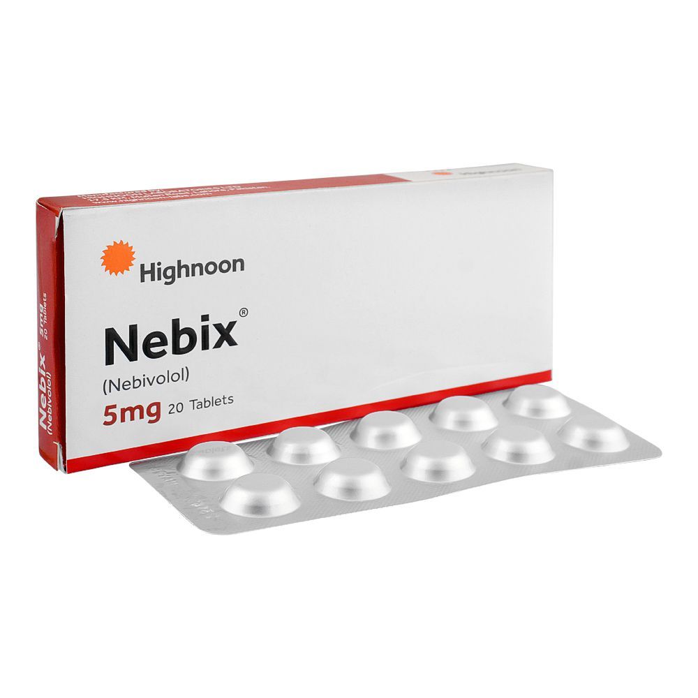 Nebix 5mg 20 Tablets – One Health