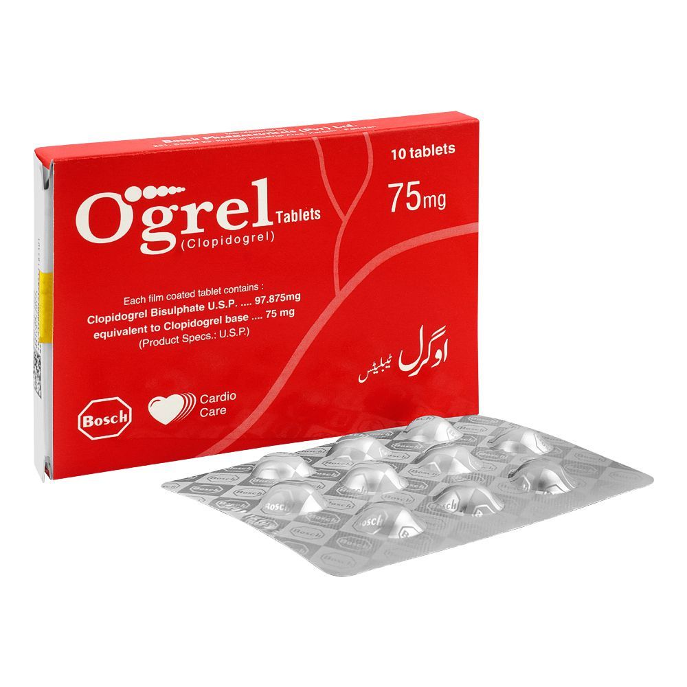 Ogrel 75mg 10 Tablets – One Health
