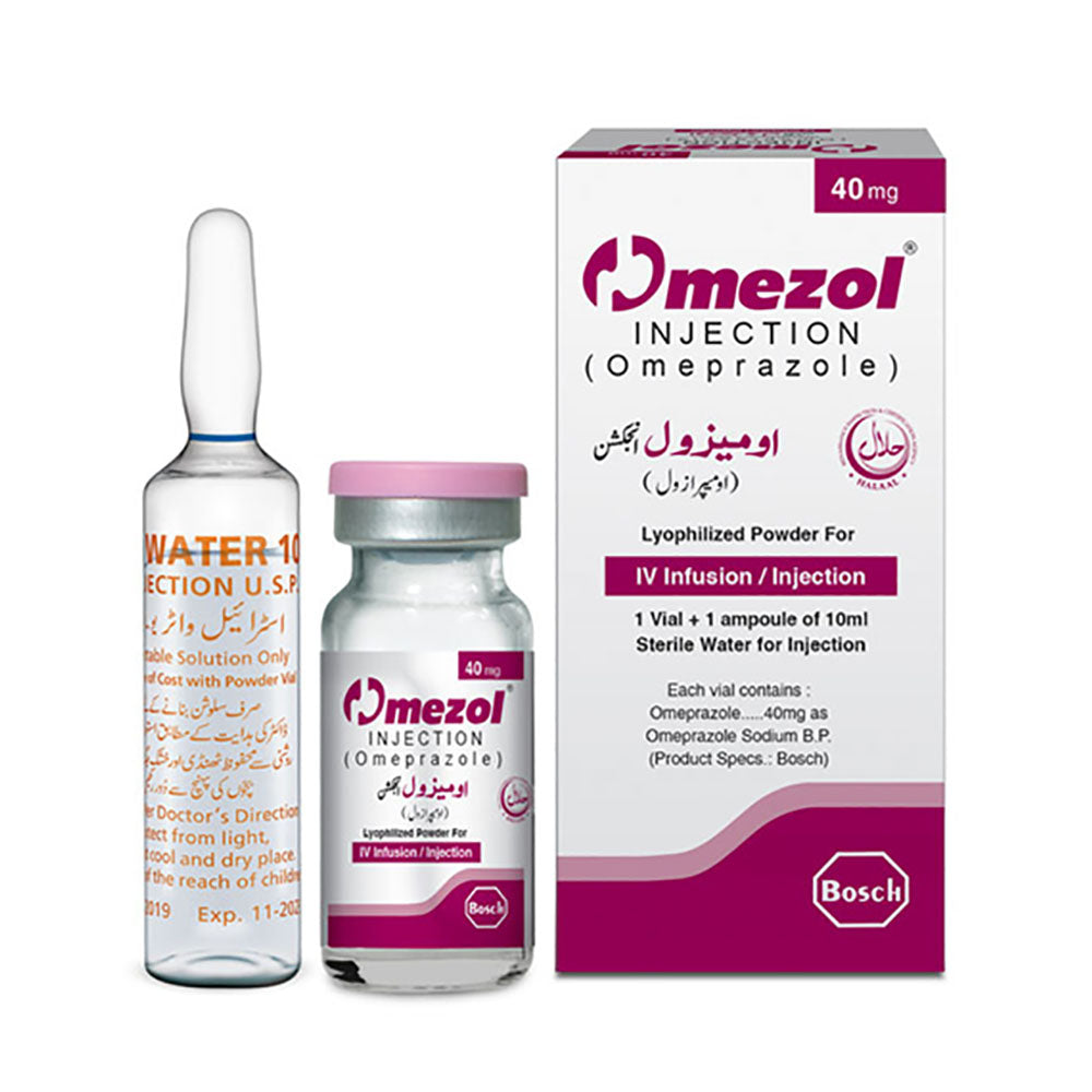 Omezol 40mg Injection 1 Vial – One Health