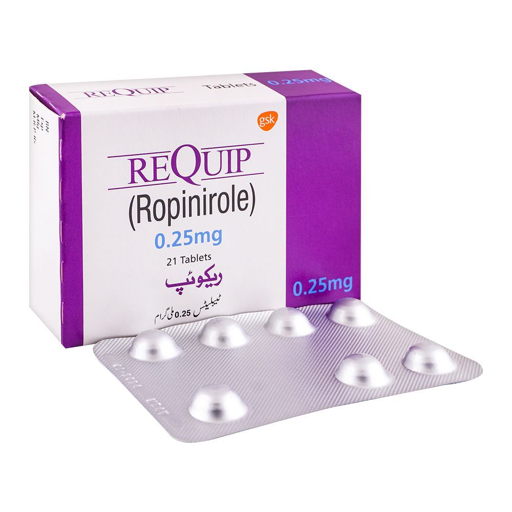 Requip 0.25mg 21 Tablets – One Health