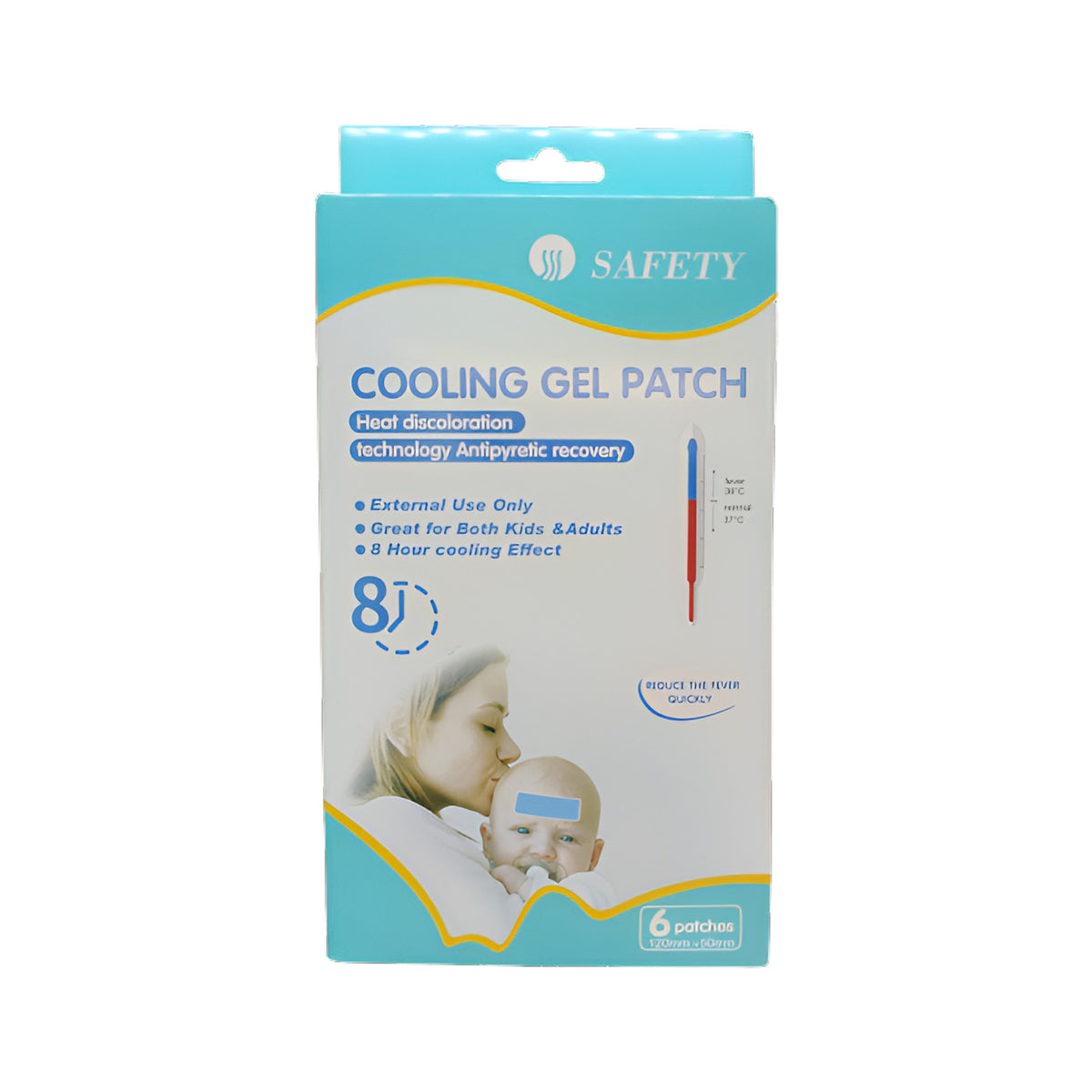 Safety Cooling Gel Patches 6pcs – One Health