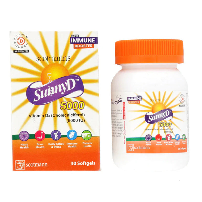 Sunny-D 5000 IU 30 Softgels – One Health