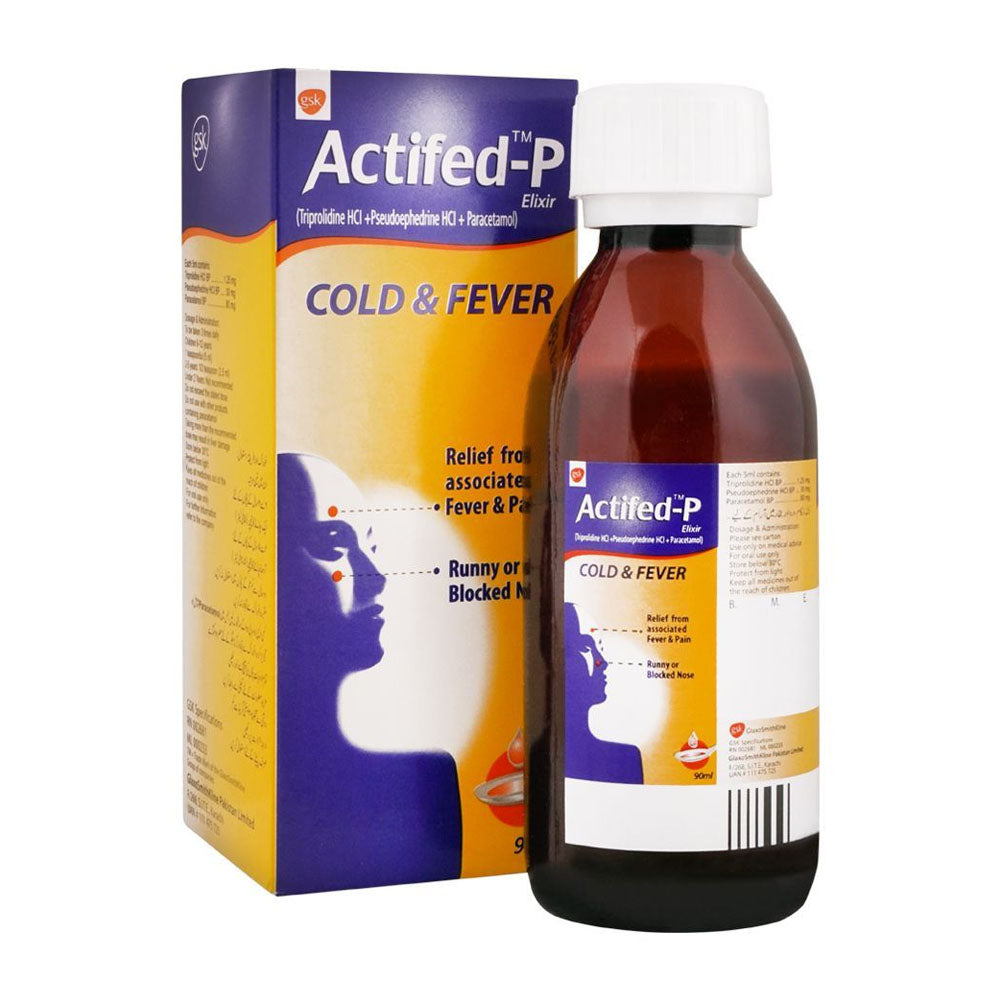 Actifed-P Elixir Syrup 90ml – One Health