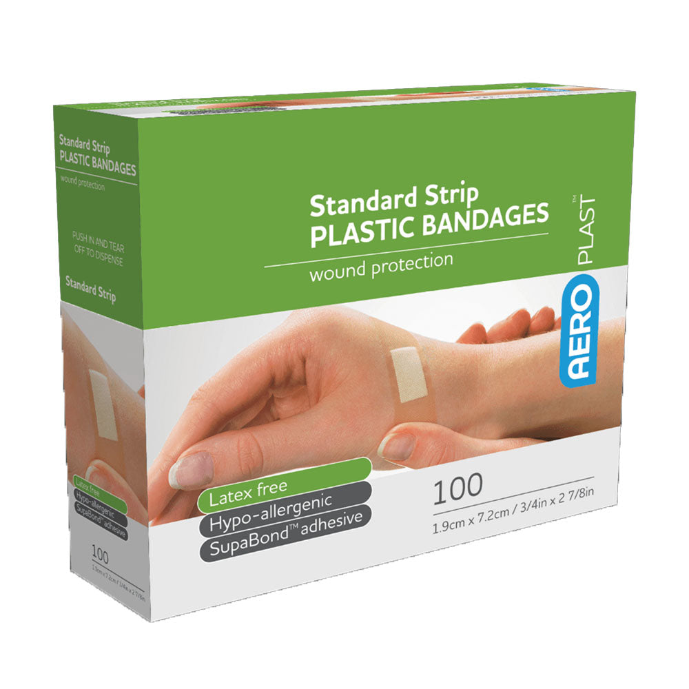 Aeroplast Plastic Bandage 100pcs – One Health