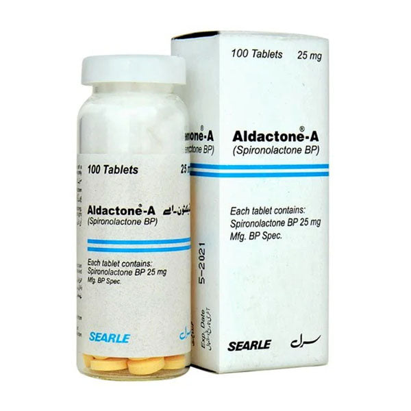 Aldactone-A 25mg 100 Tablets – One Health
