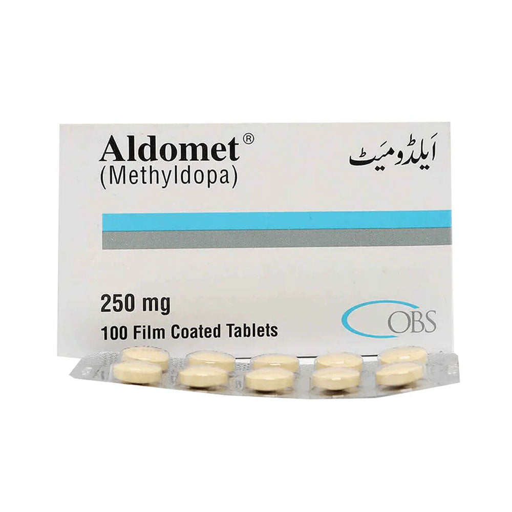 Aldomet 250mg 100 Tablets – One Health