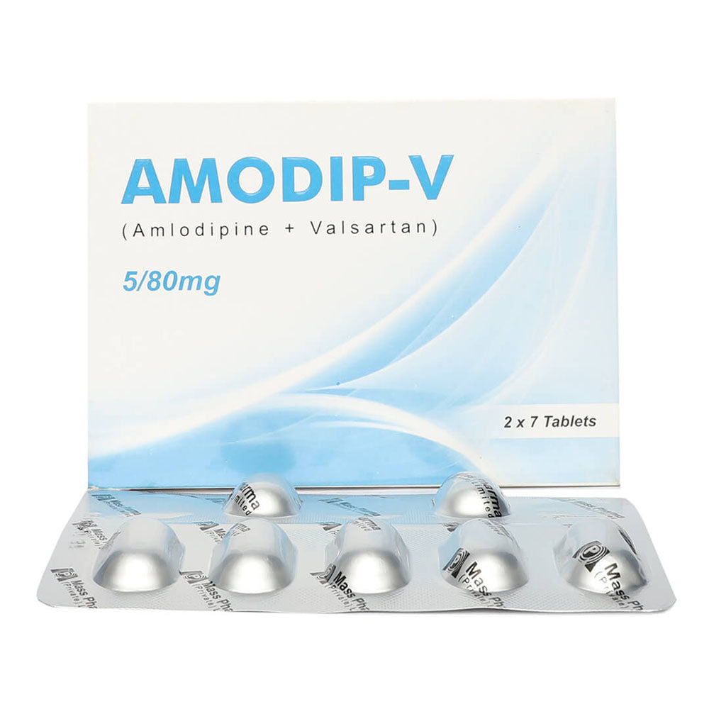 Amodip-V 5/80mg 14 Tablets – One Health