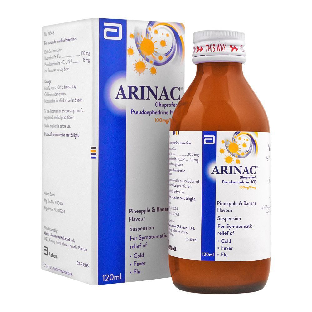Arinac Syrup 120ml – One Health