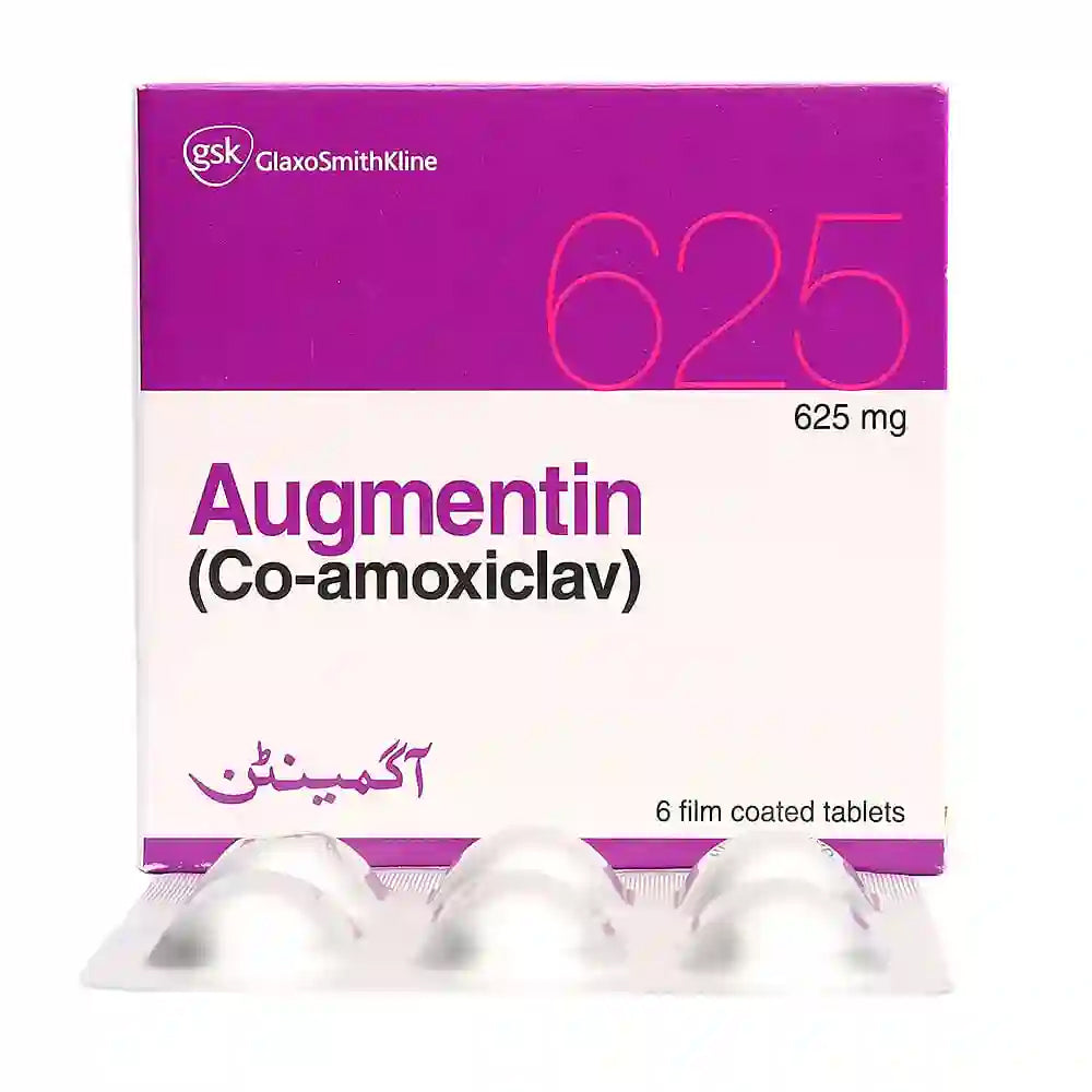 Augmentin 625mg 6 Tablets – One Health