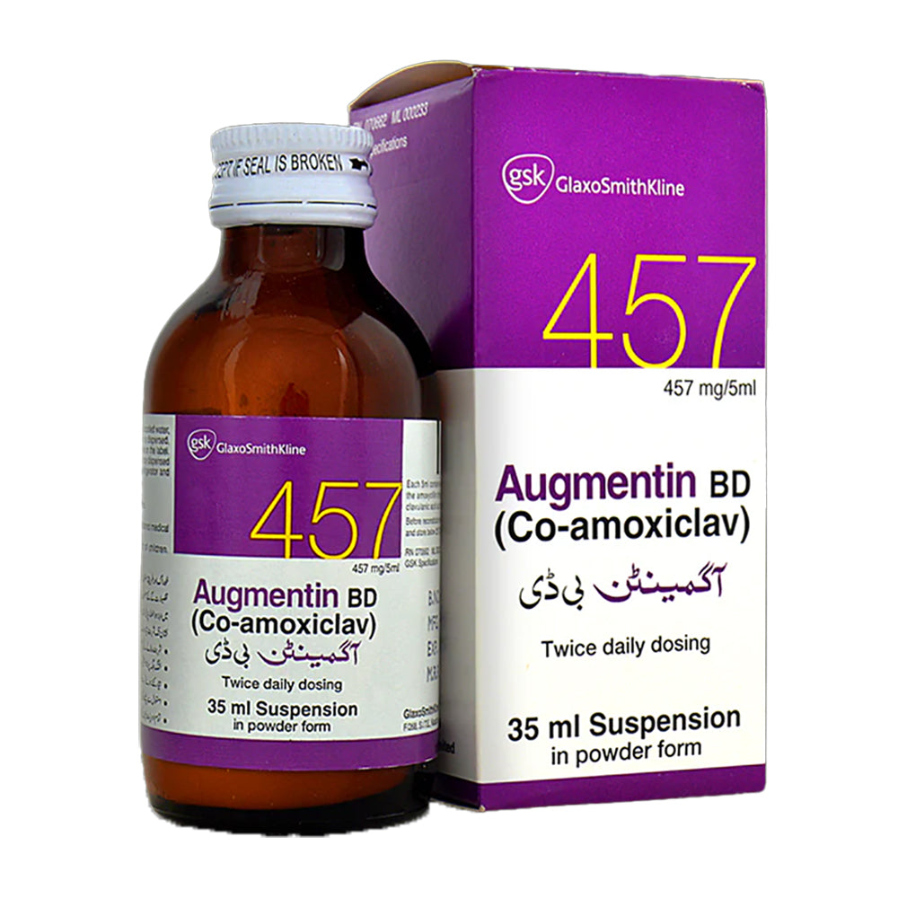 Augmentin BD 457mg 35ml – One Health