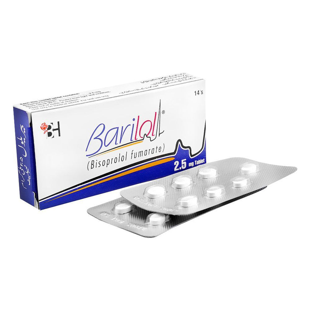 Barilol 2.5mg Tablets 14's – One Health