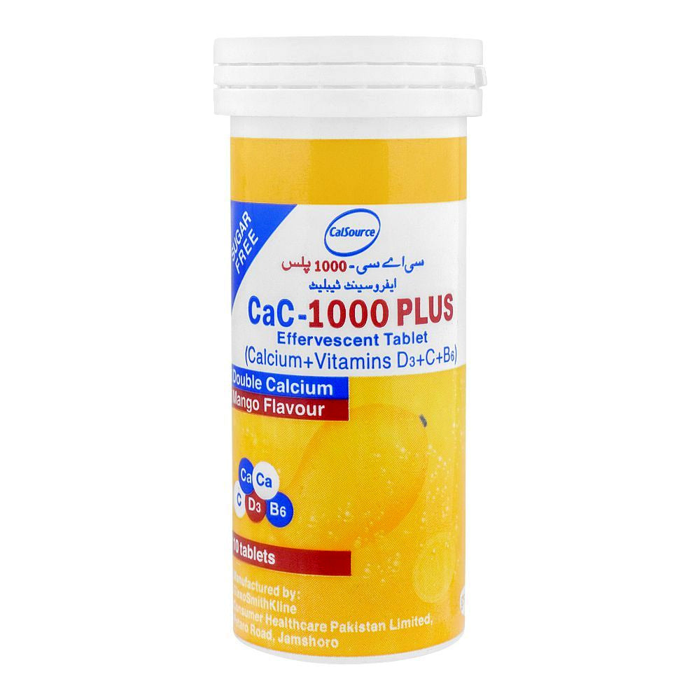 Cac-1000 Plus (Mango Flavour) 10 Tablets – One Health