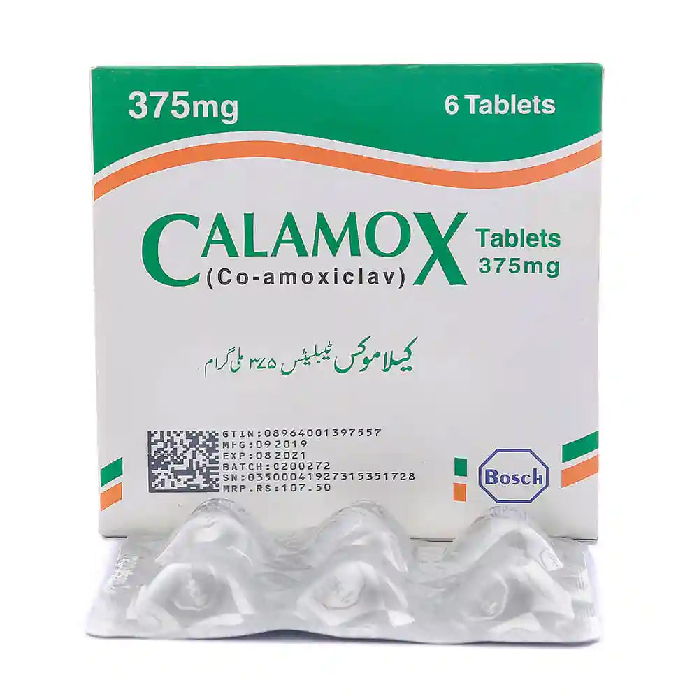 Calamox 375mg 6 Tablets – One Health