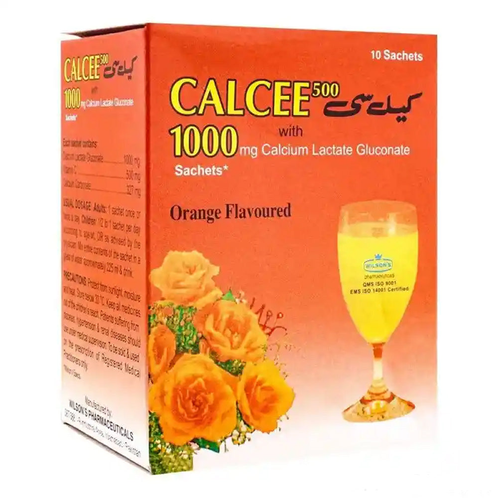 Calcee-1000 Powder 10 Sachets – One Health