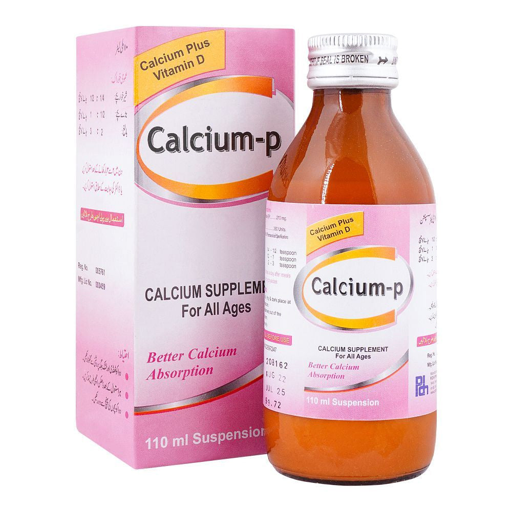 Calcium-P Syrup 110ml – One Health