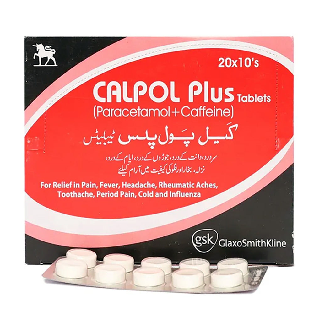 Calpol Plus Tablet 20x10's – One Health