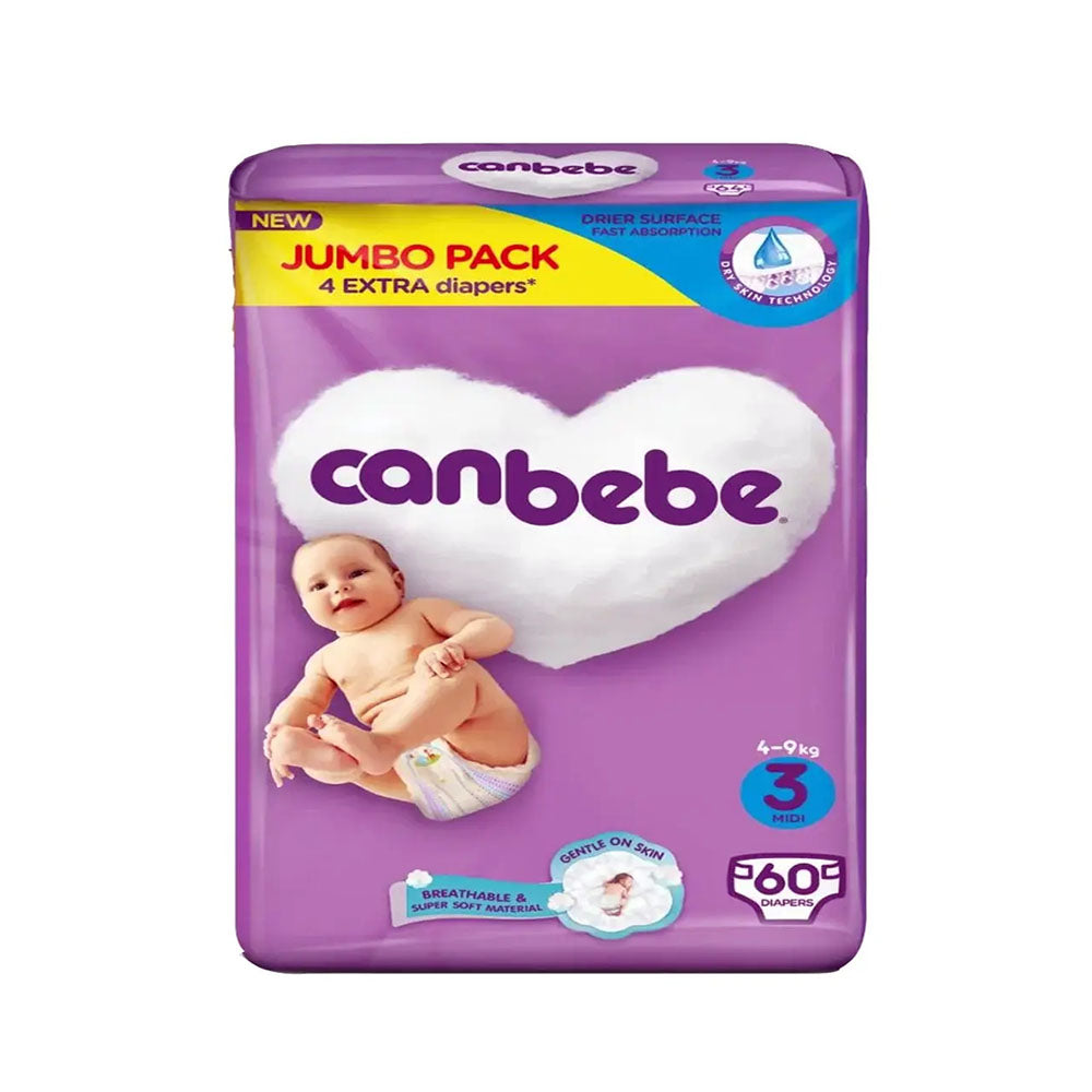 Canbebe Pampers Midi-3 60pcs – One Health