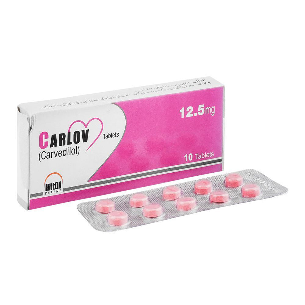 Carlov 12.5mg 10 Tablets – One Health