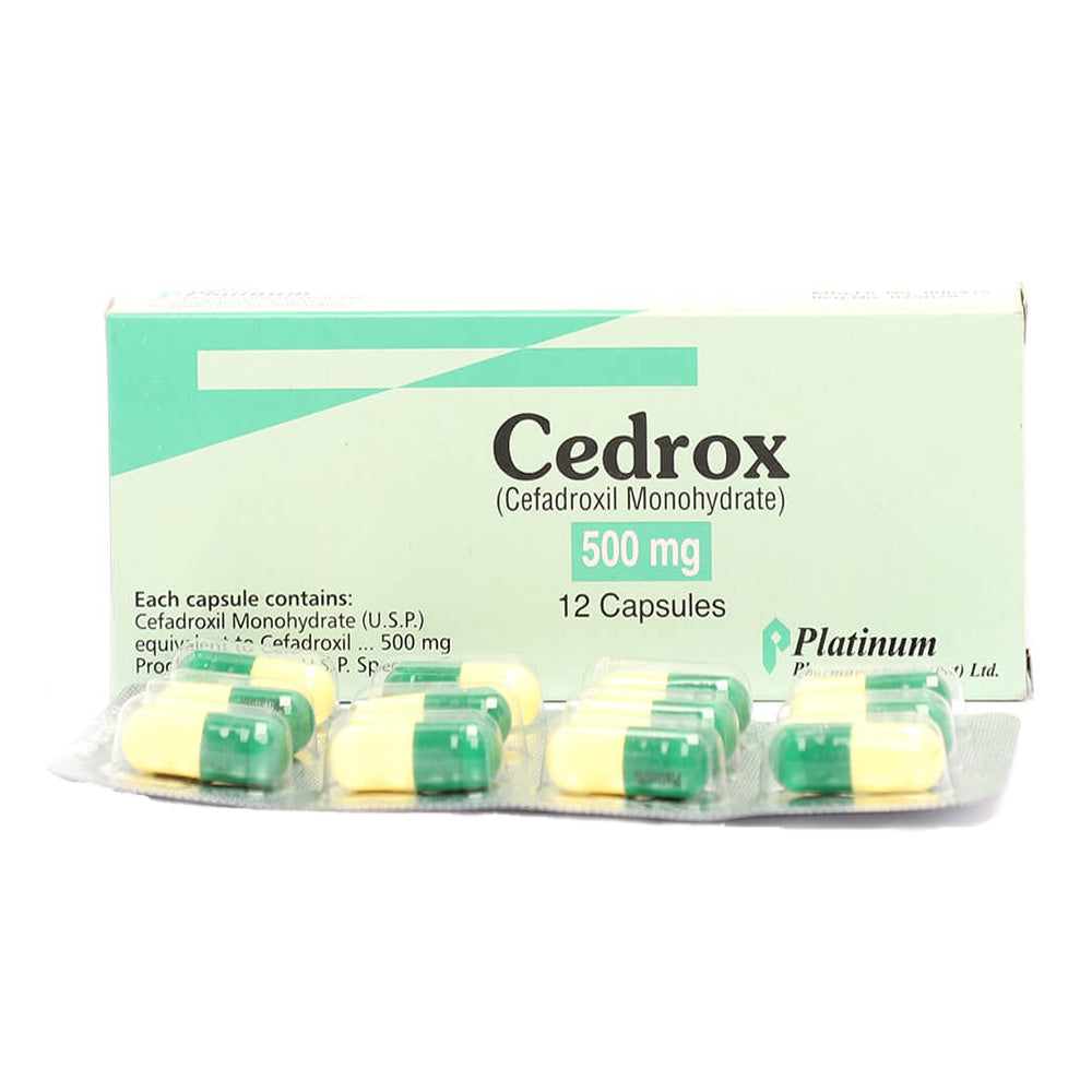 Cedrox 500mg 12 Capsules – One Health
