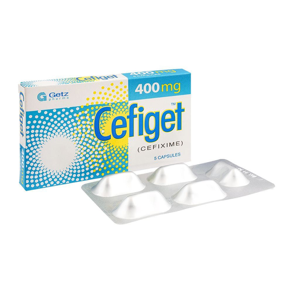 Cefiget 400mg 5 Capsules – One Health