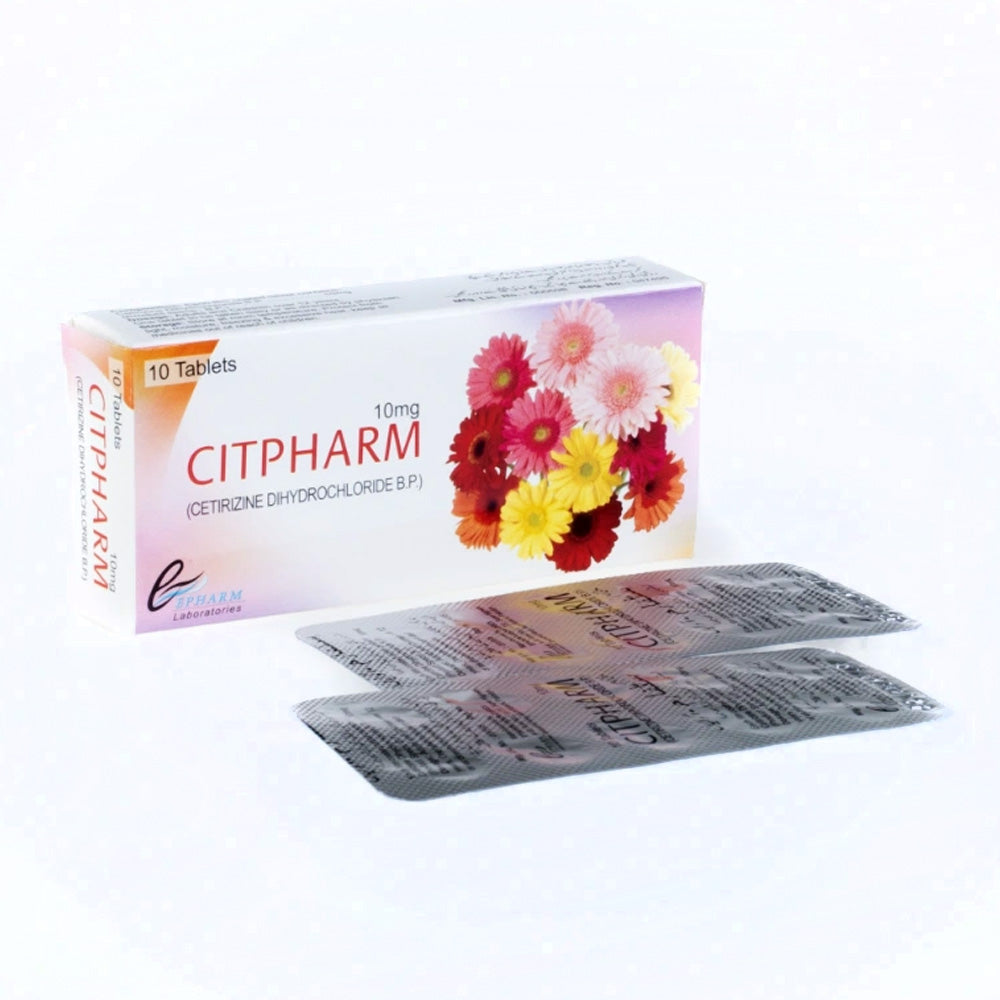 Citpharm 10mg 10 Tablets – One Health
