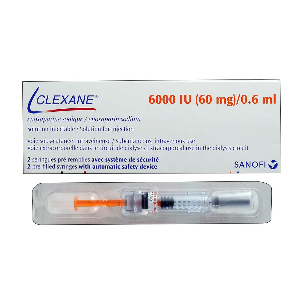 Clexane Injection 60mg/0.6ml 2's – One Health