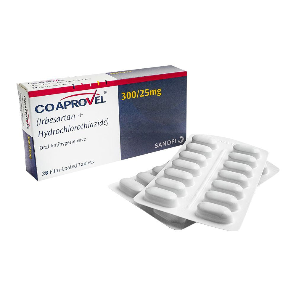 Co-Aprovel 300/25mg 28 Tablets – One Health
