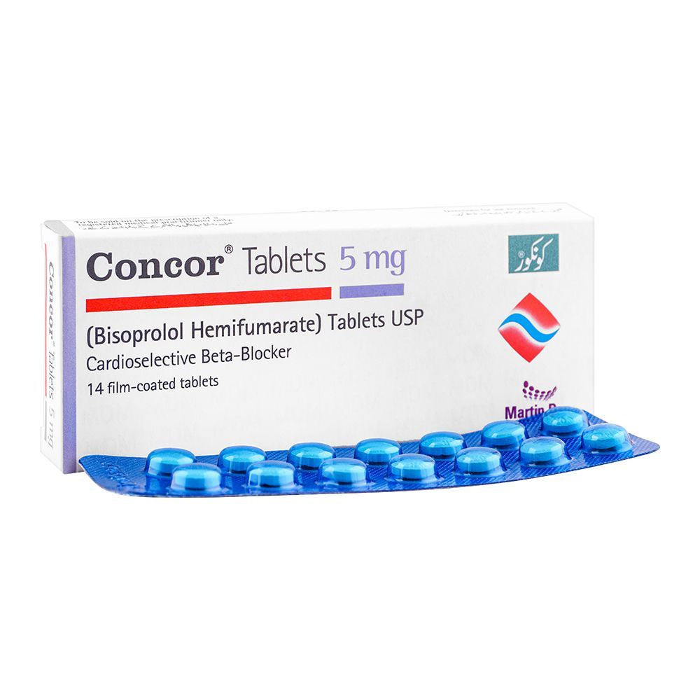 Concor 5mg 14 Tablets – One Health