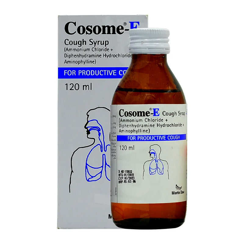 Cosome-E Cough Syrup 120ml – One Health