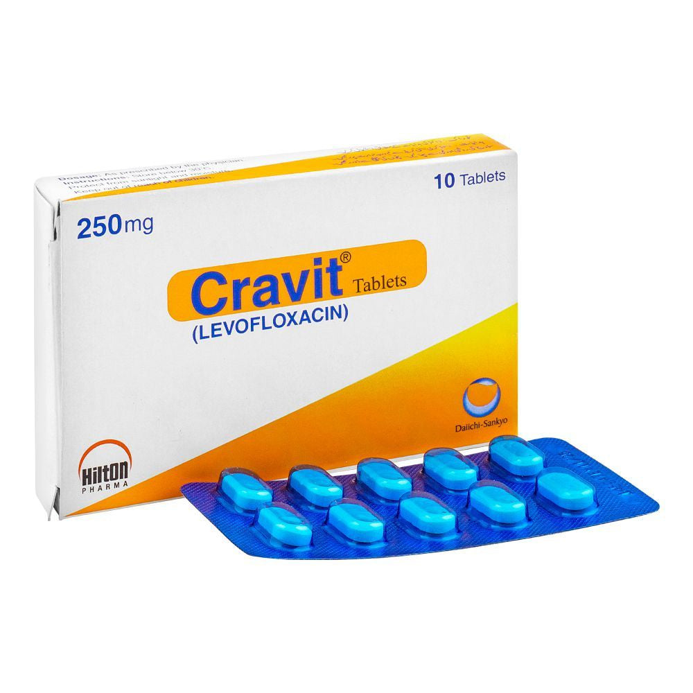 Cravit 250mg 10 Tablets – One Health