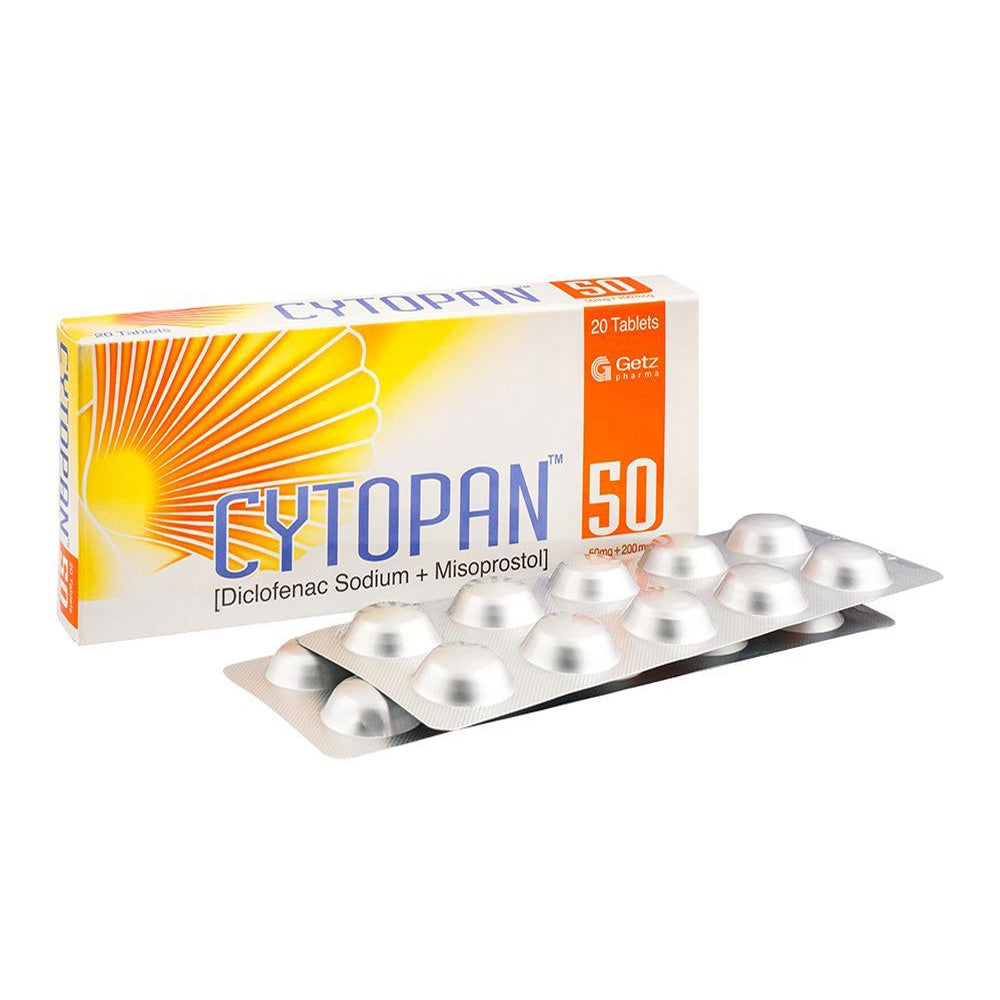 Cytopan 50mg 20 Tablets – One Health