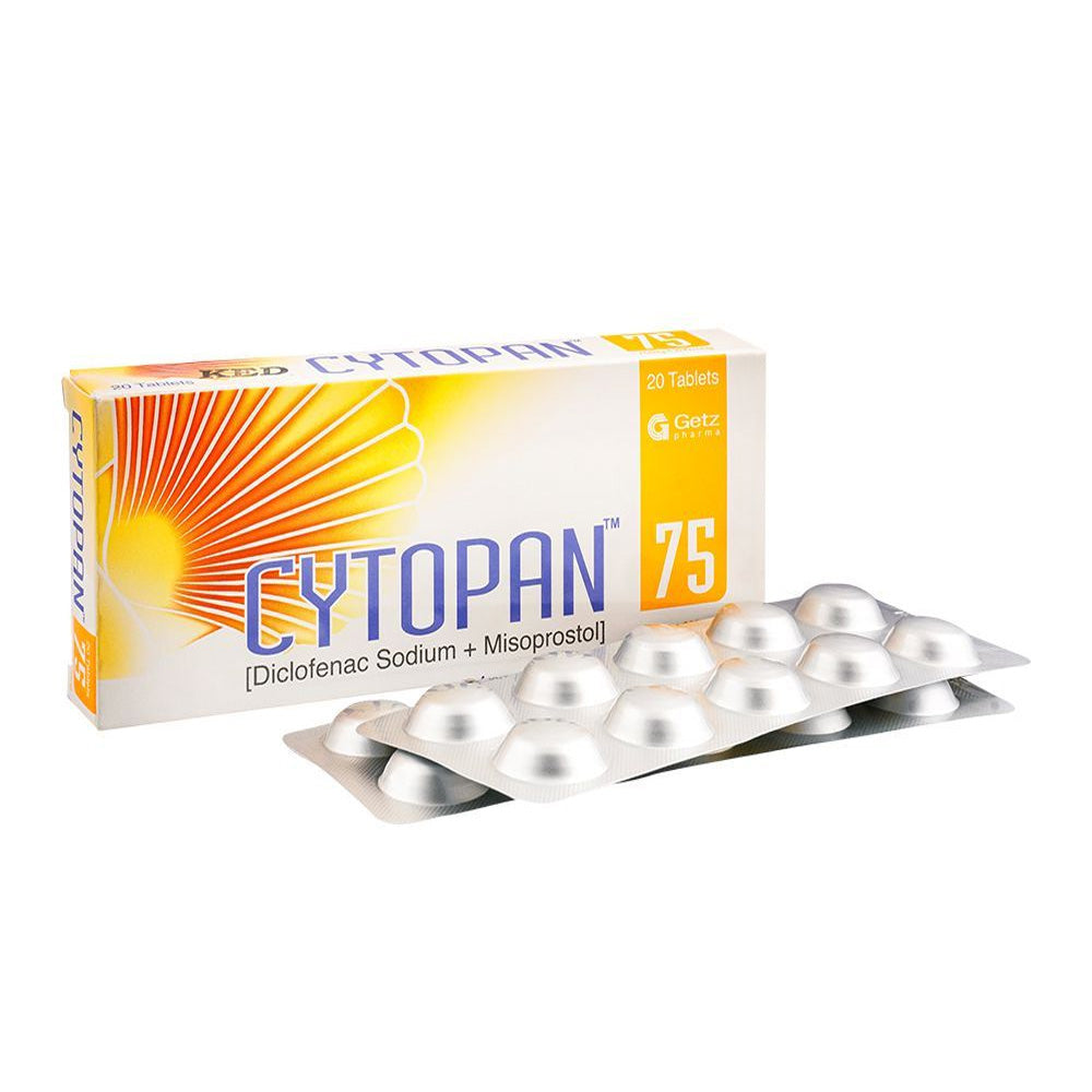 Cytopan 75mg 20 Tablets – One Health