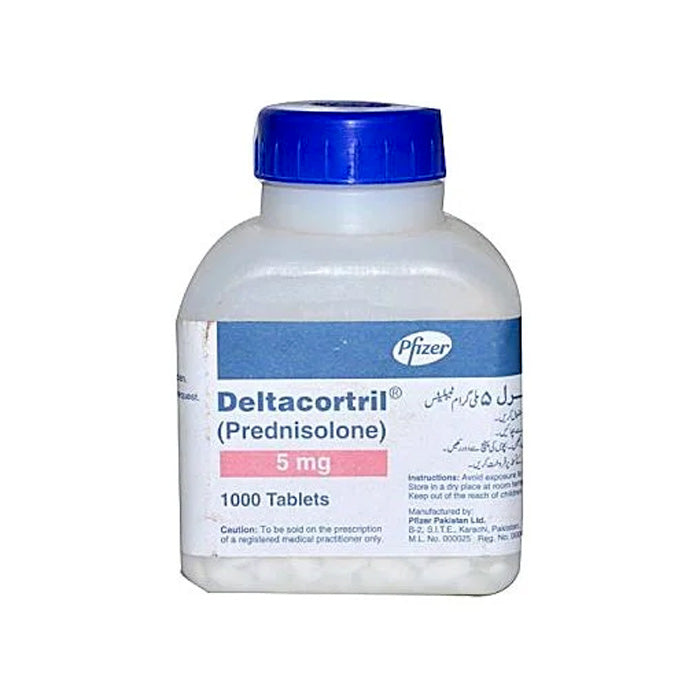 Deltacortril 5mg 1000 Tablets – One Health