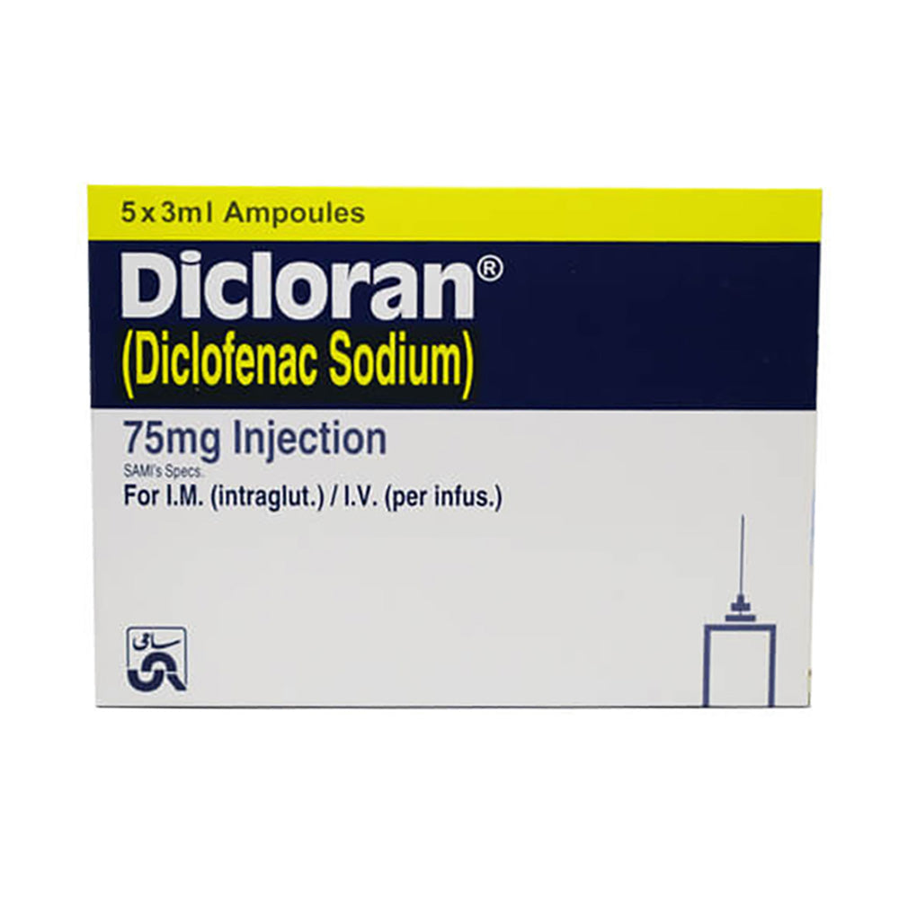 Dicloran 75mg Injection 5x3ml Ampoules – One Health