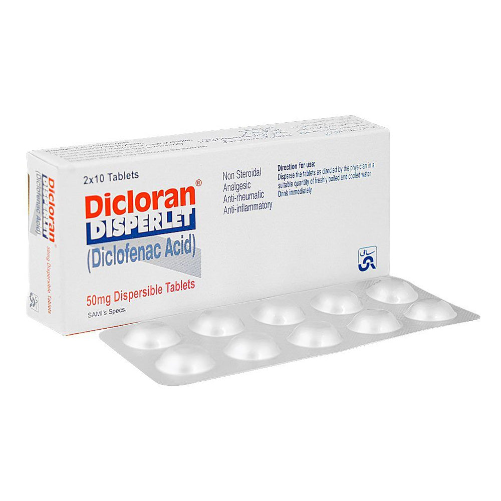 Dicloran Disperlet 50mg 2x10 Tablets – One Health