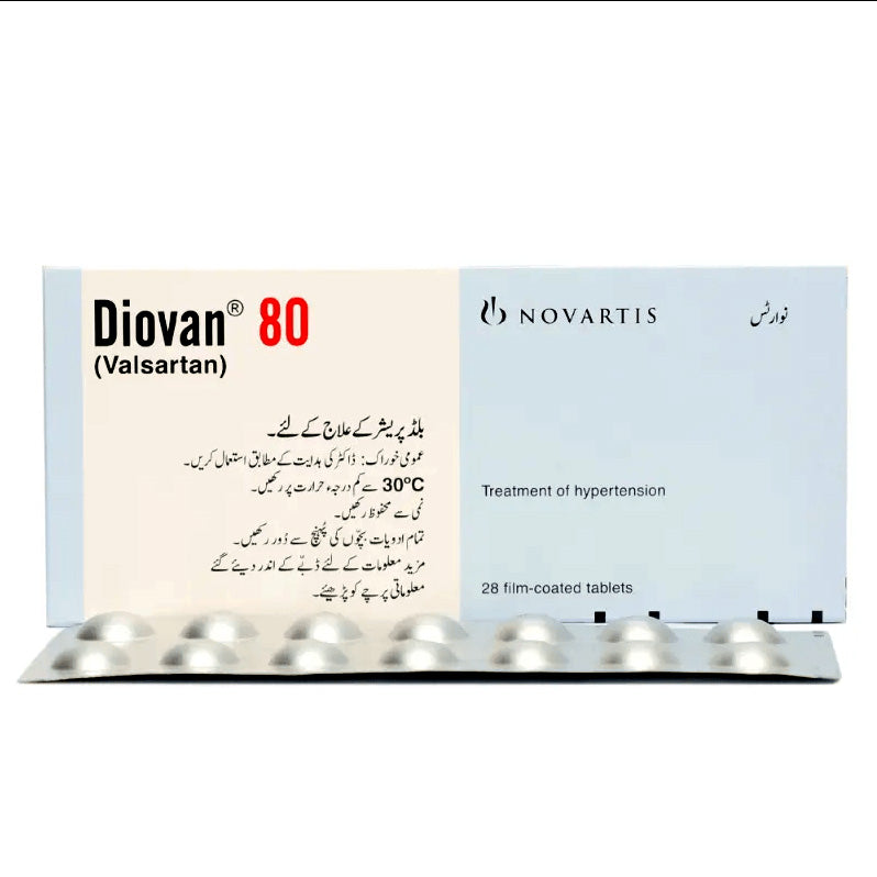 Diovan 80mg 28 Tablets – One Health