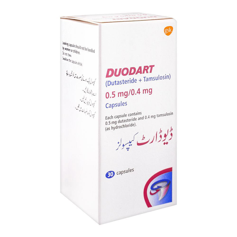 Duodart 0.5mg/0.4mg 30 Capsules – One Health