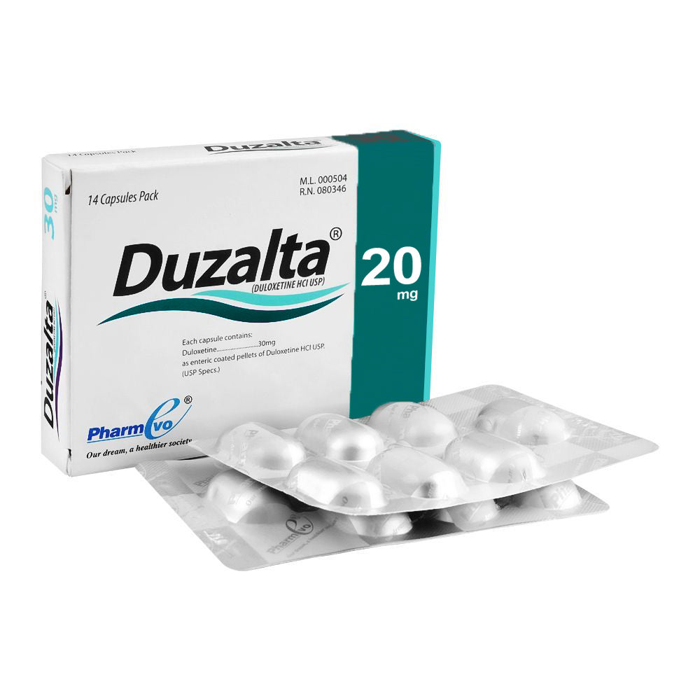 Duzalta 20mg 14 Capsules – One Health