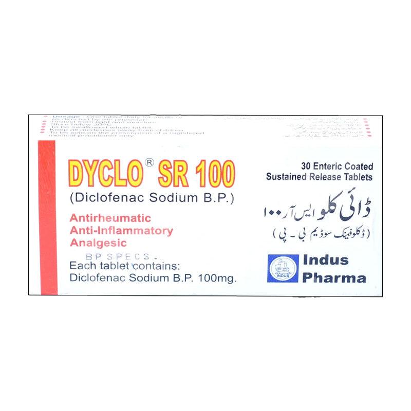 Dyclo SR 100mg 30 Tablets – One Health