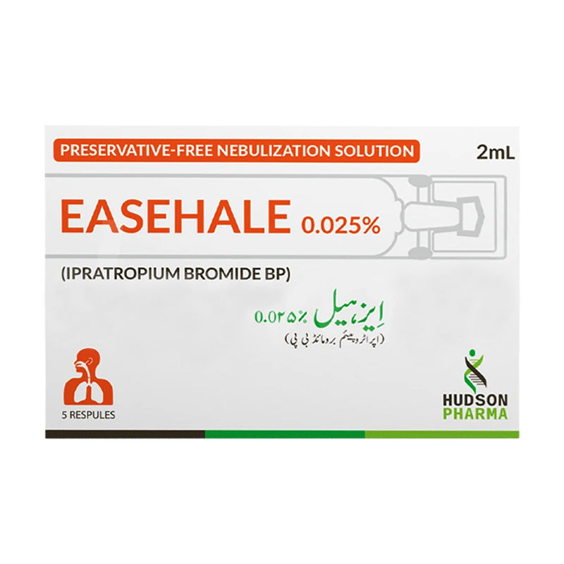 Easehale 0.025% 2ml 5 Respules – One Health