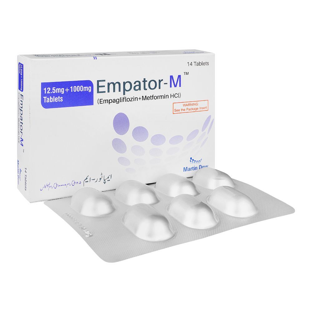 Empator-M 12.5mg+1000mg 14 Tablets – One Health