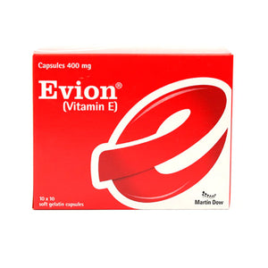 Evion 400mg 10x10 Capsules – One Health