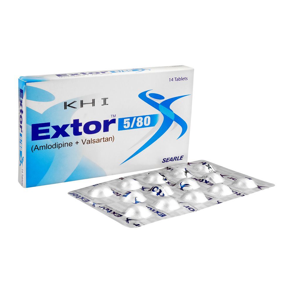 Extor 5mg/80mg 14 Tablets – One Health