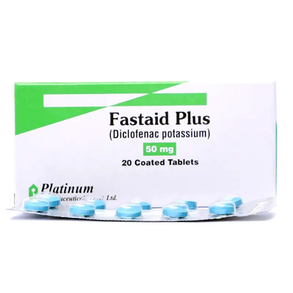 Fastaid Plus 50mg 20 Tablets – One Health