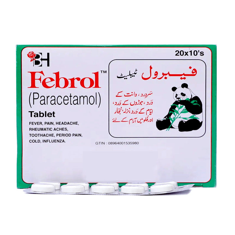 Febrol Tablet 20x10's – One Health