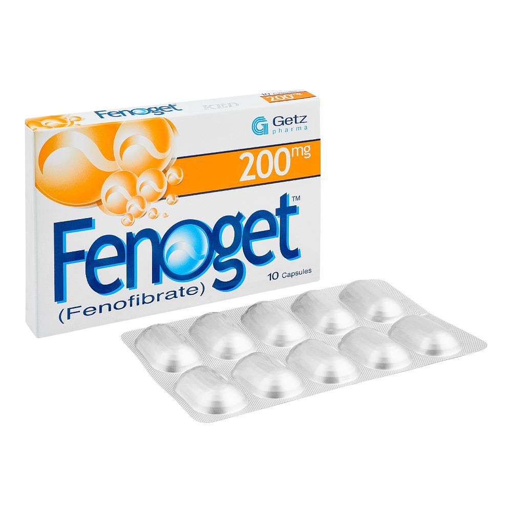 Fenoget 200mg 10 Capsules – One Health